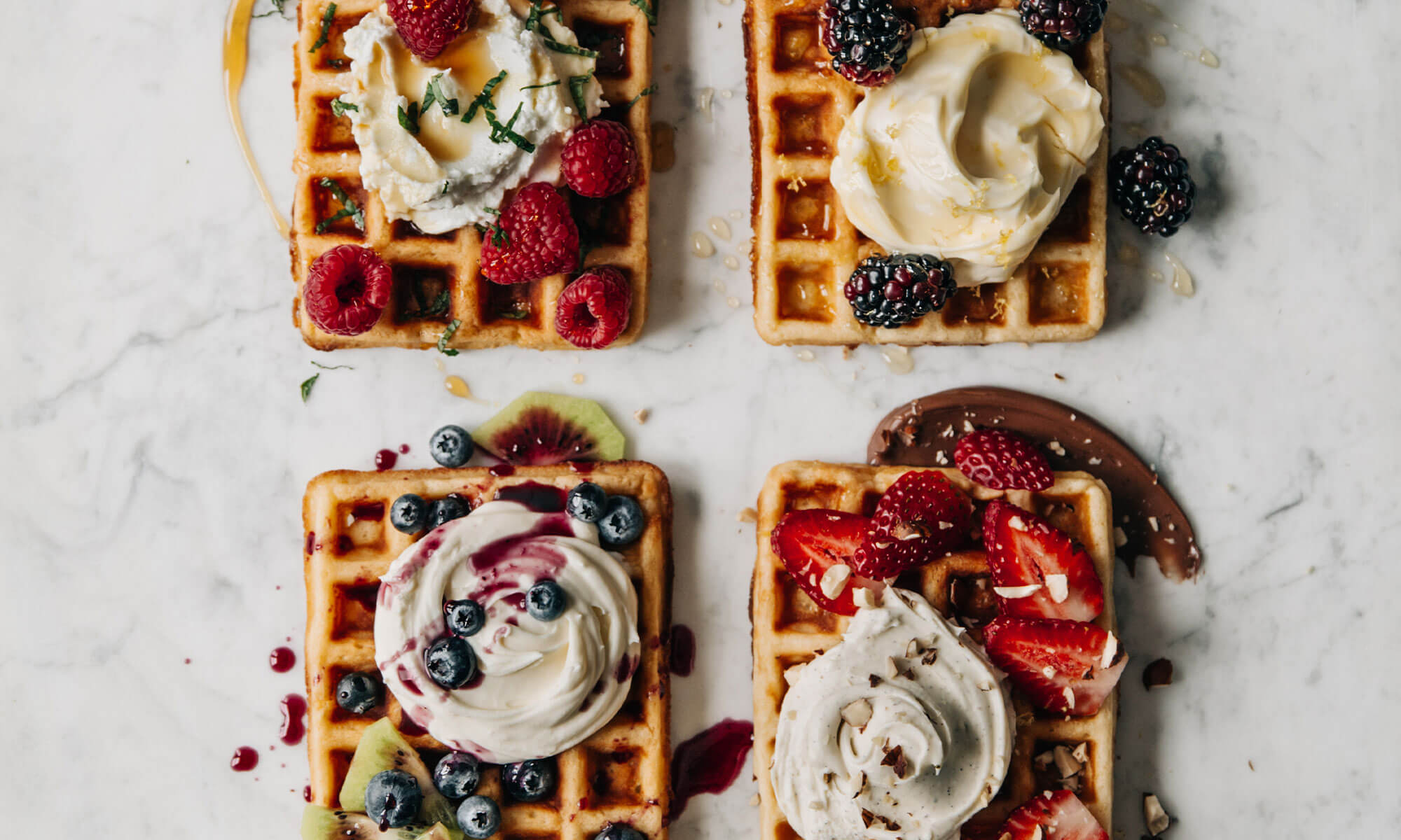 waffles four ways | Vermont Creamery