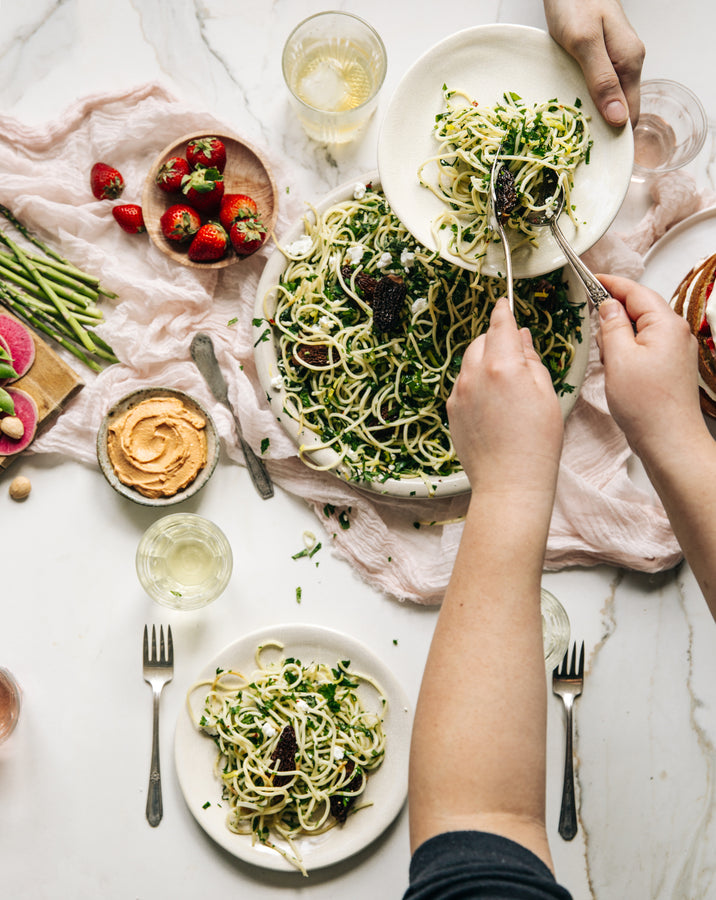Herbed Pasta with Morel Mushrooms | Vermont Creamery
